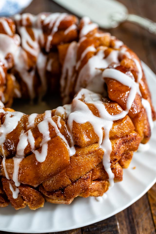 Easy Monkey Bread Recipe with Cinnamon Rolls - Crazy for Crust
