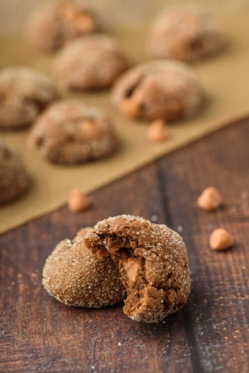 Butterscotch Molasses Pudding Cookies - Crazy for Crust