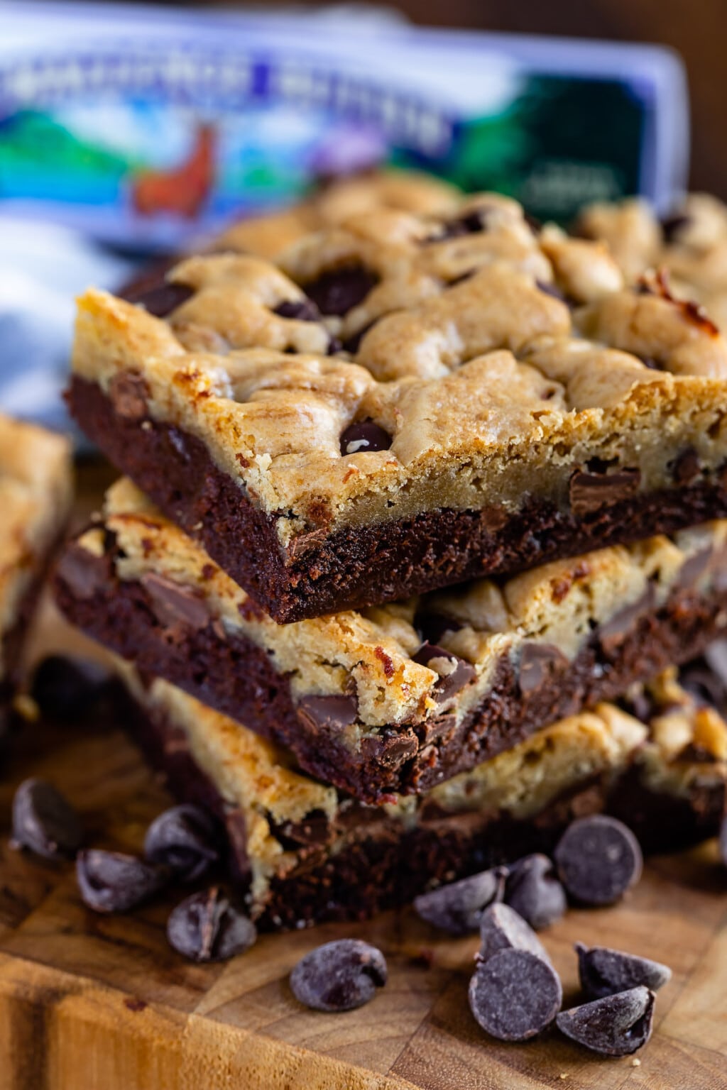 Chocolate Chip Brookie Recipe - Crazy for Crust