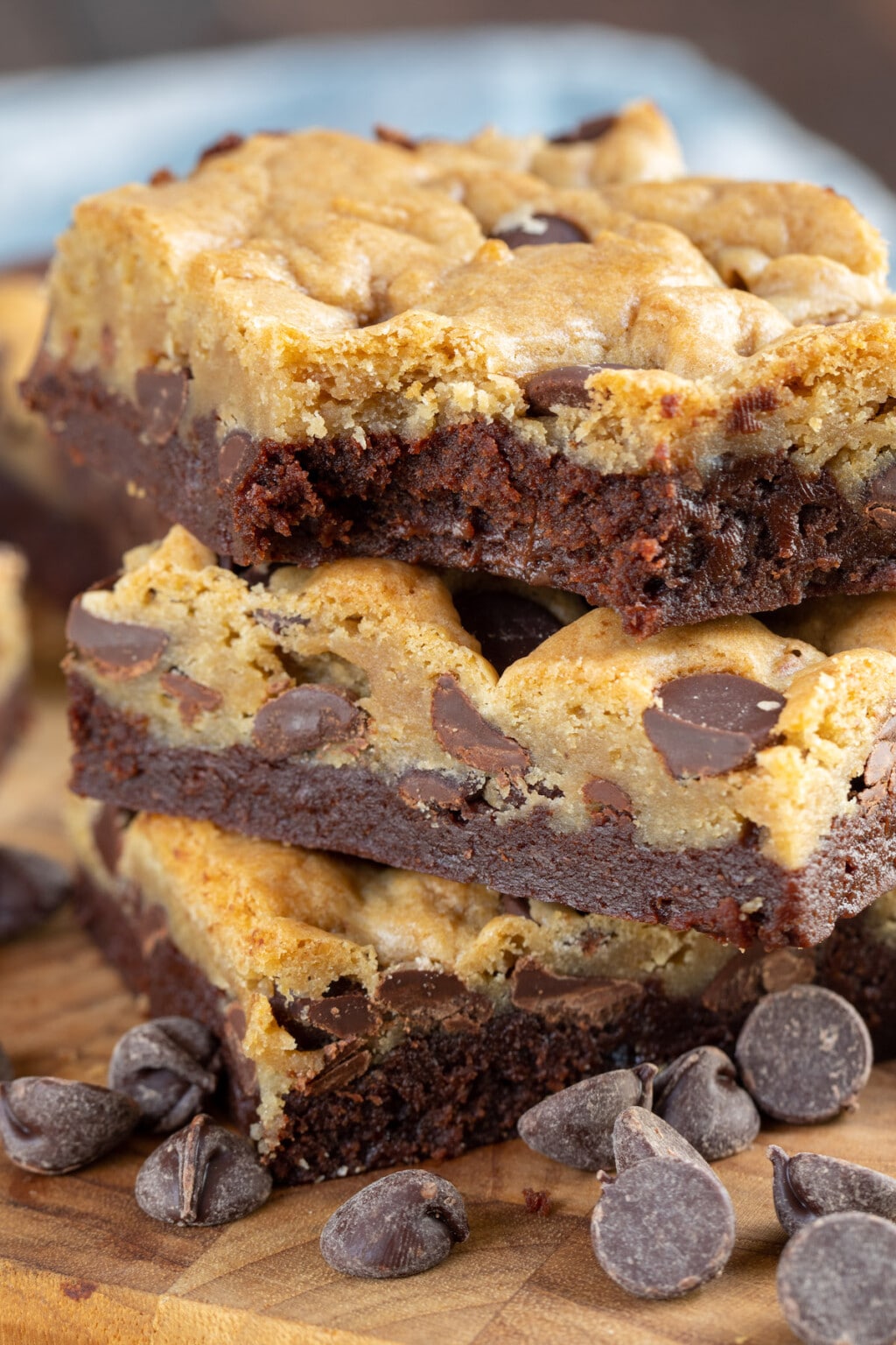 Chocolate Chip Brookie Recipe - Crazy for Crust