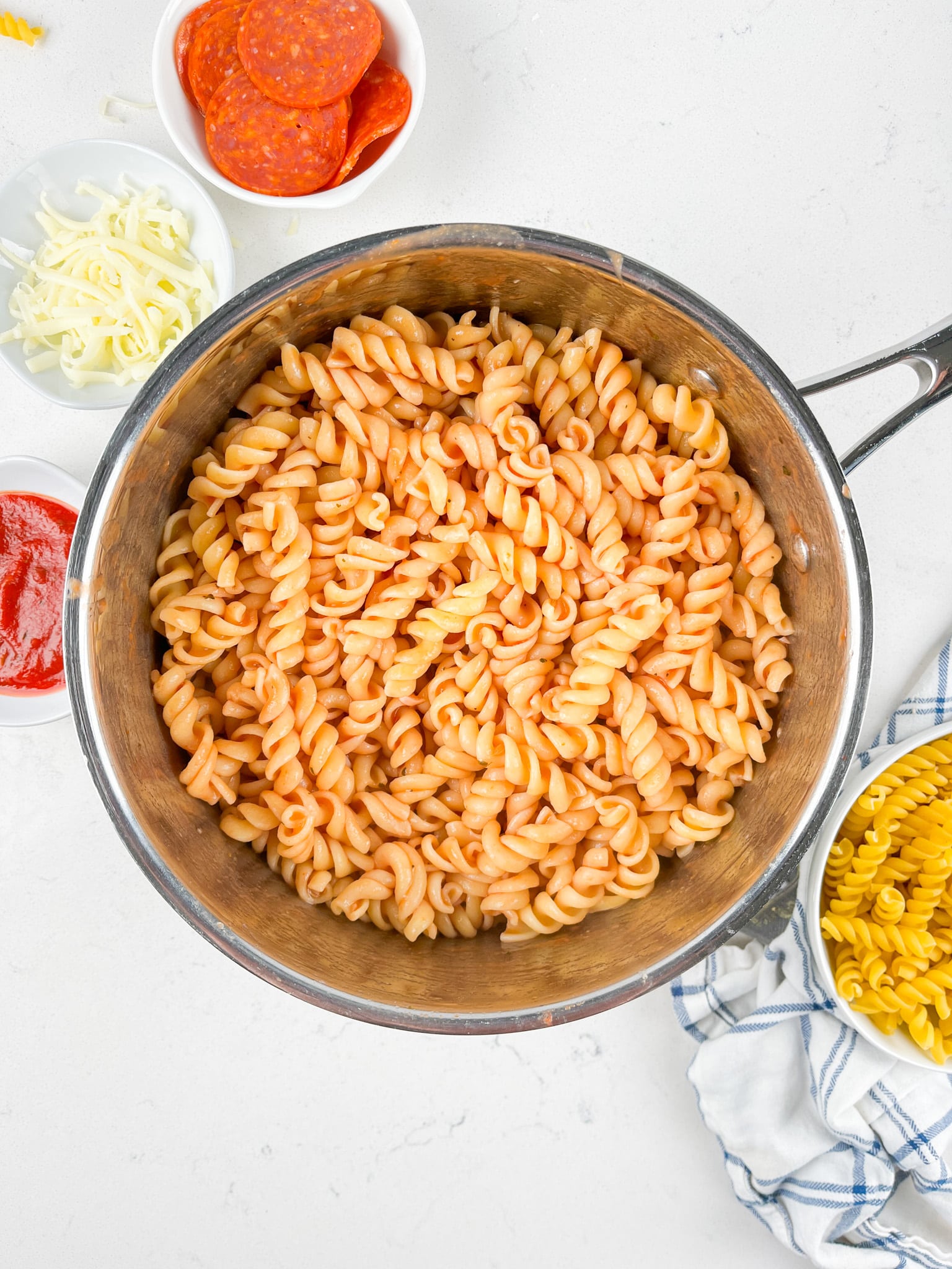 Pizza Pasta Recipe 30 minute meal - Crazy for Crust