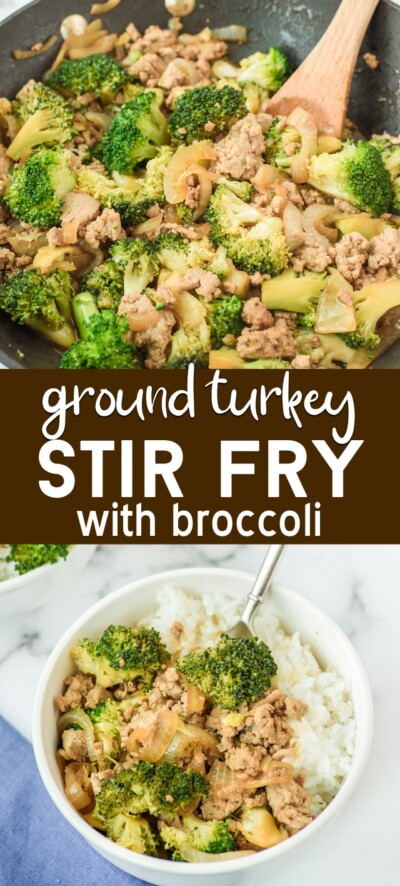 Stir Fry Broccoli and Ground Turkey Recipe | Crazy for Crust