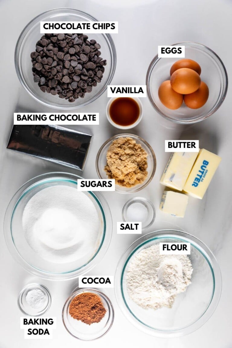 Chocolate Chip Brookie Recipe - Crazy for Crust