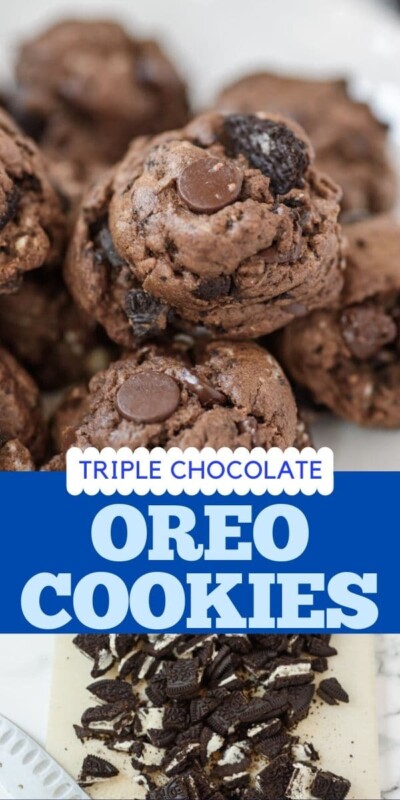 Triple Chocolate Oreo Cookies Recipe - Crazy for Crust