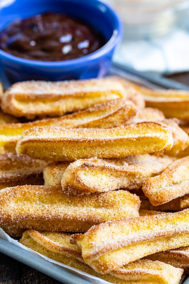 Easy Air Fryer Churros Recipe (with video) - Crazy for Crust
