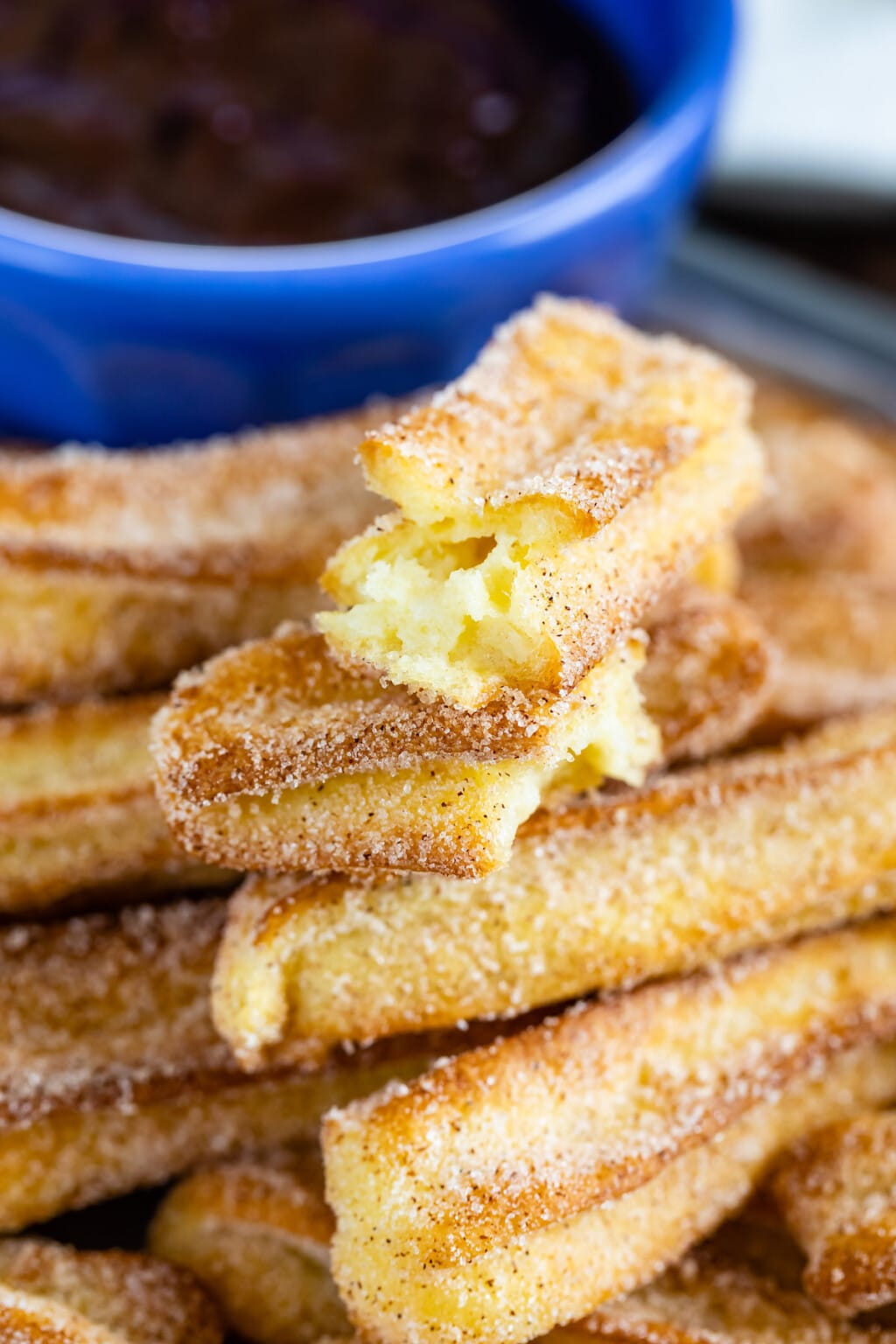Easy Air Fryer Churros Recipe (with video) - Crazy for Crust