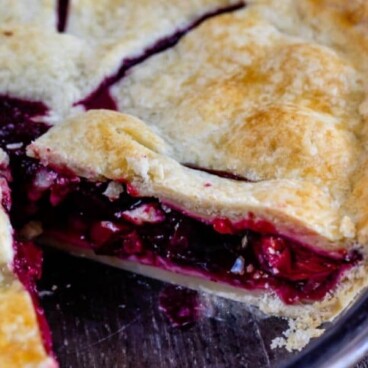 Homemade Cherry Pie Recipe (topping options) - Crazy for Crust