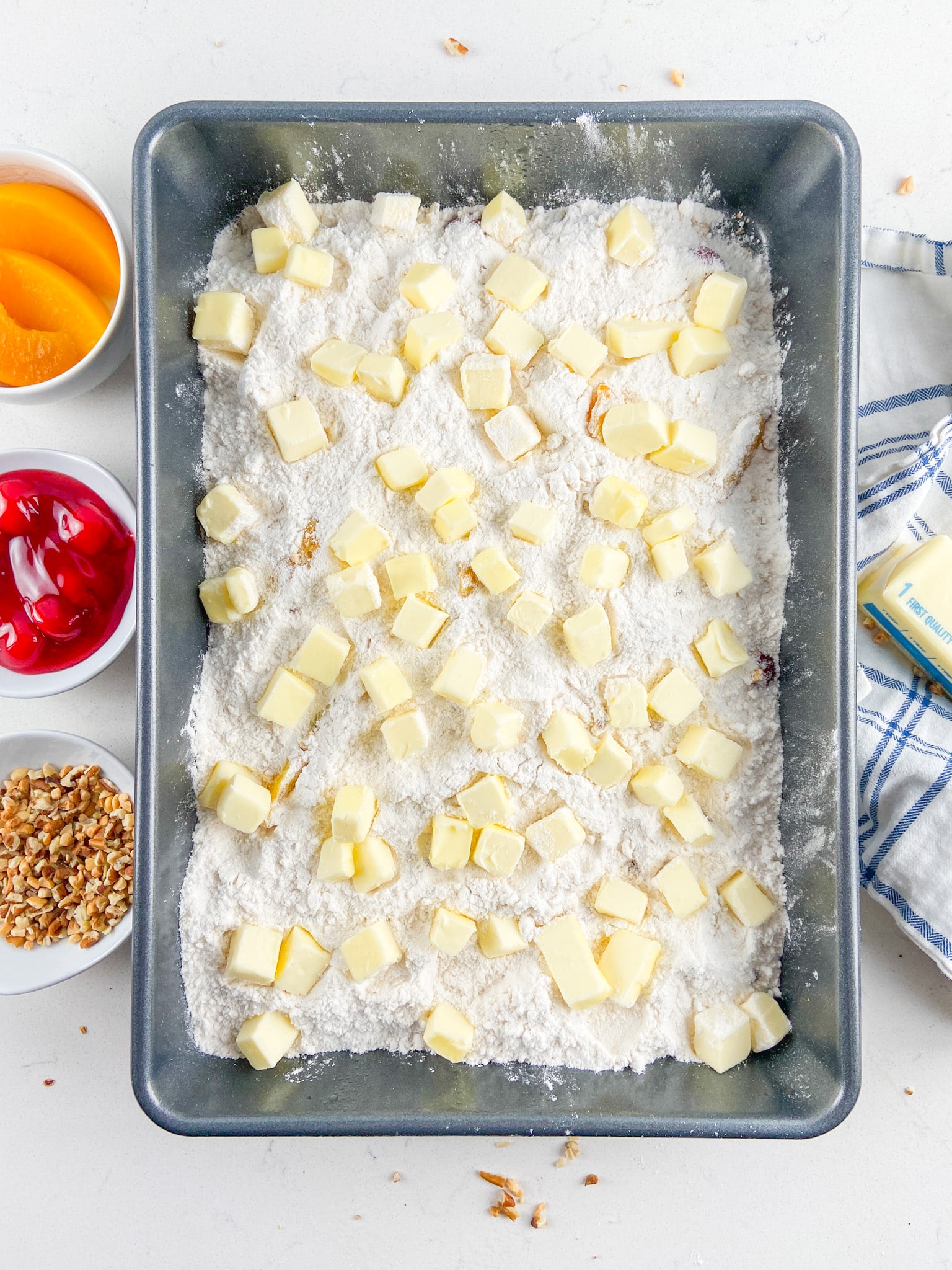 Cherry Peach Dump Cake - Crazy for Crust