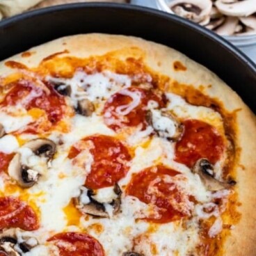 Deep Dish Pizza Recipe (Homemade Crust) - Crazy for Crust