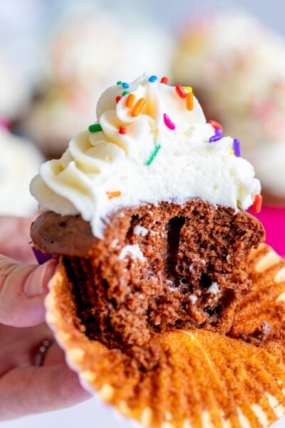 Easy Pumpkin Chocolate Cupcakes - Crazy for Crust