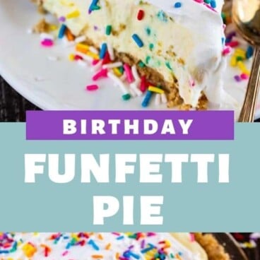 Funfetti Birthday Pie Recipe (No Bake) - Crazy for Crust