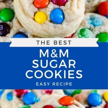 M&M Sugar Cookies (dairy-free option) - Crazy for Crust