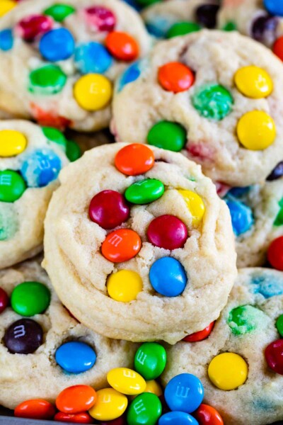 M&M Sugar Cookies (dairy-free option) - Crazy for Crust