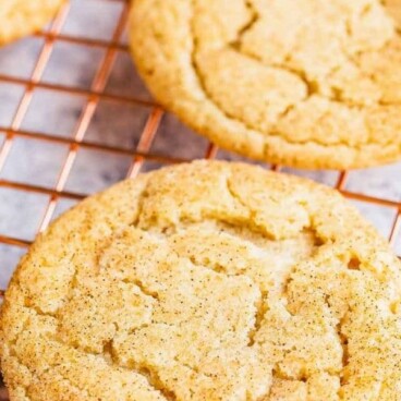 Eggnog Snickerdoodles with Eggnog Frosting - Crazy for Crust