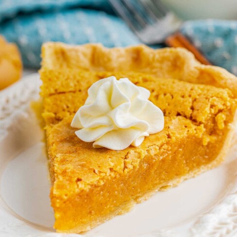 Peanut Butter Pie Recipe (Chess Pie) - Crazy for Crust