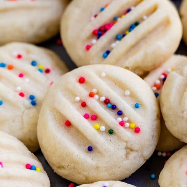 Soft Shortbread Cookies 4 Ways - Crazy for Crust