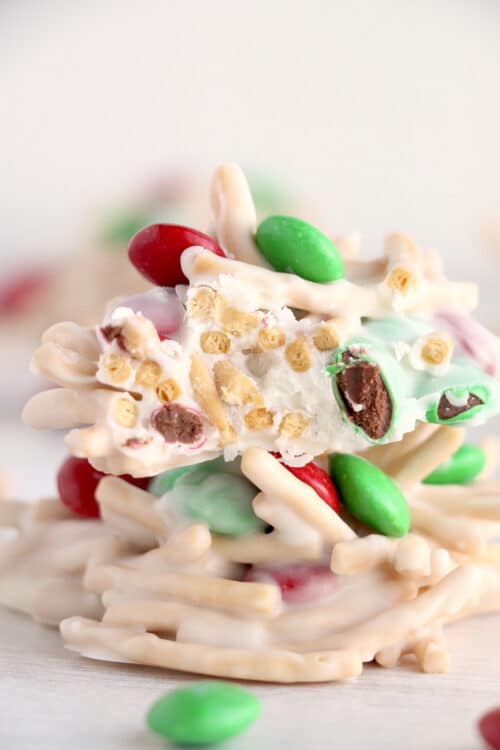 3 Ingredient Haystack Recipe - Crazy for Crust