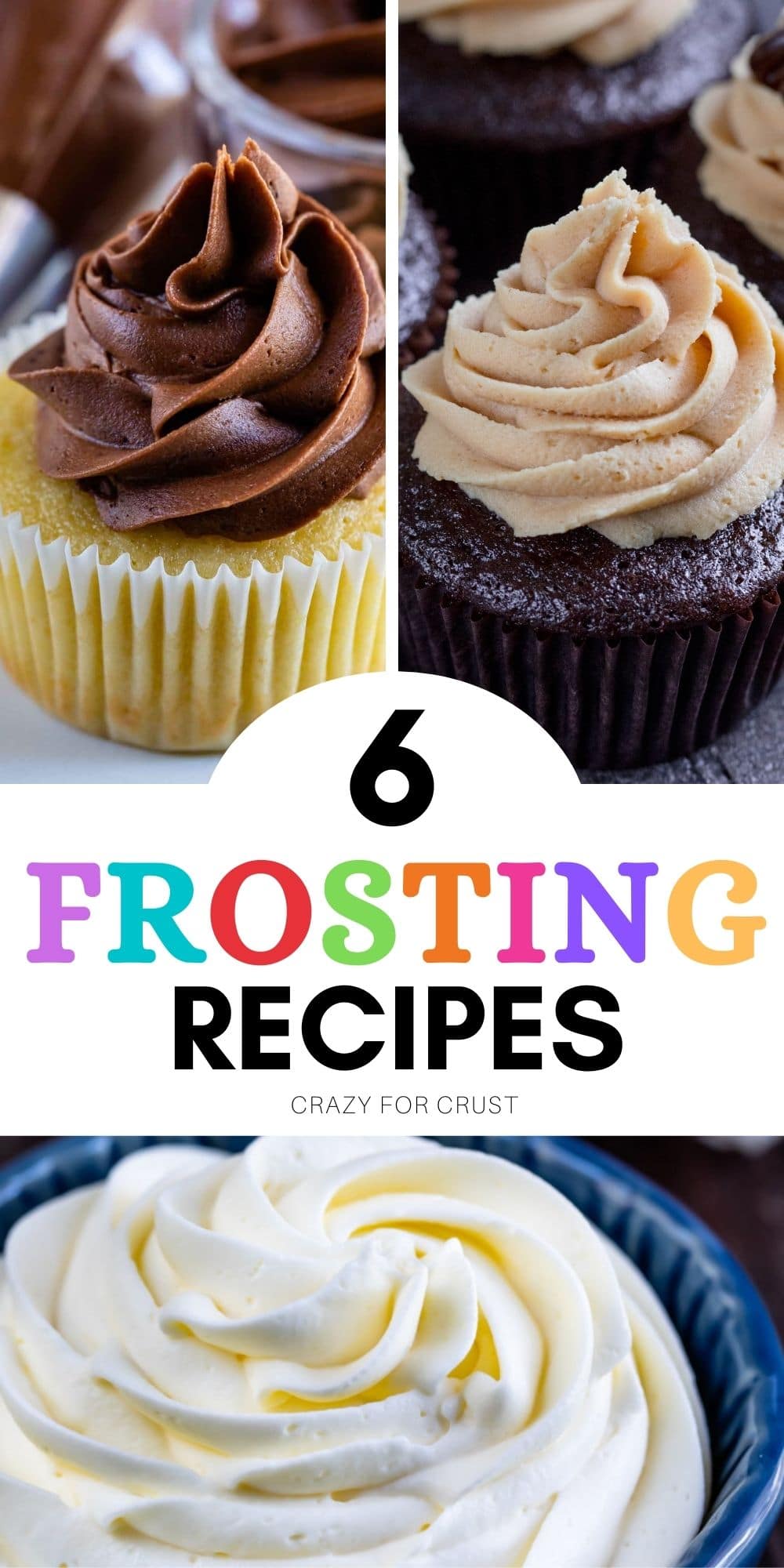 Most Popular FROSTING RECIPES for any dessert - Crazy for Crust