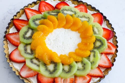 Fruit Tart Recipe (No Bake) - Crazy for Crust