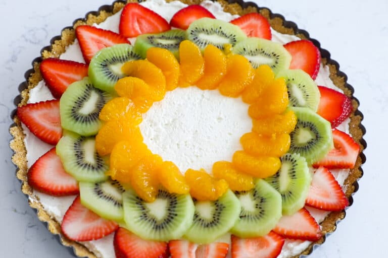 Fruit Tart Recipe (No Bake) - Crazy for Crust