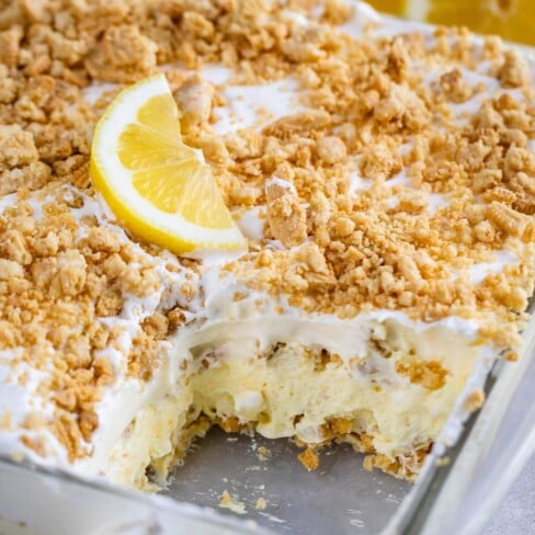 Lemon Oreo Dessert Recipe - Crazy for Crust