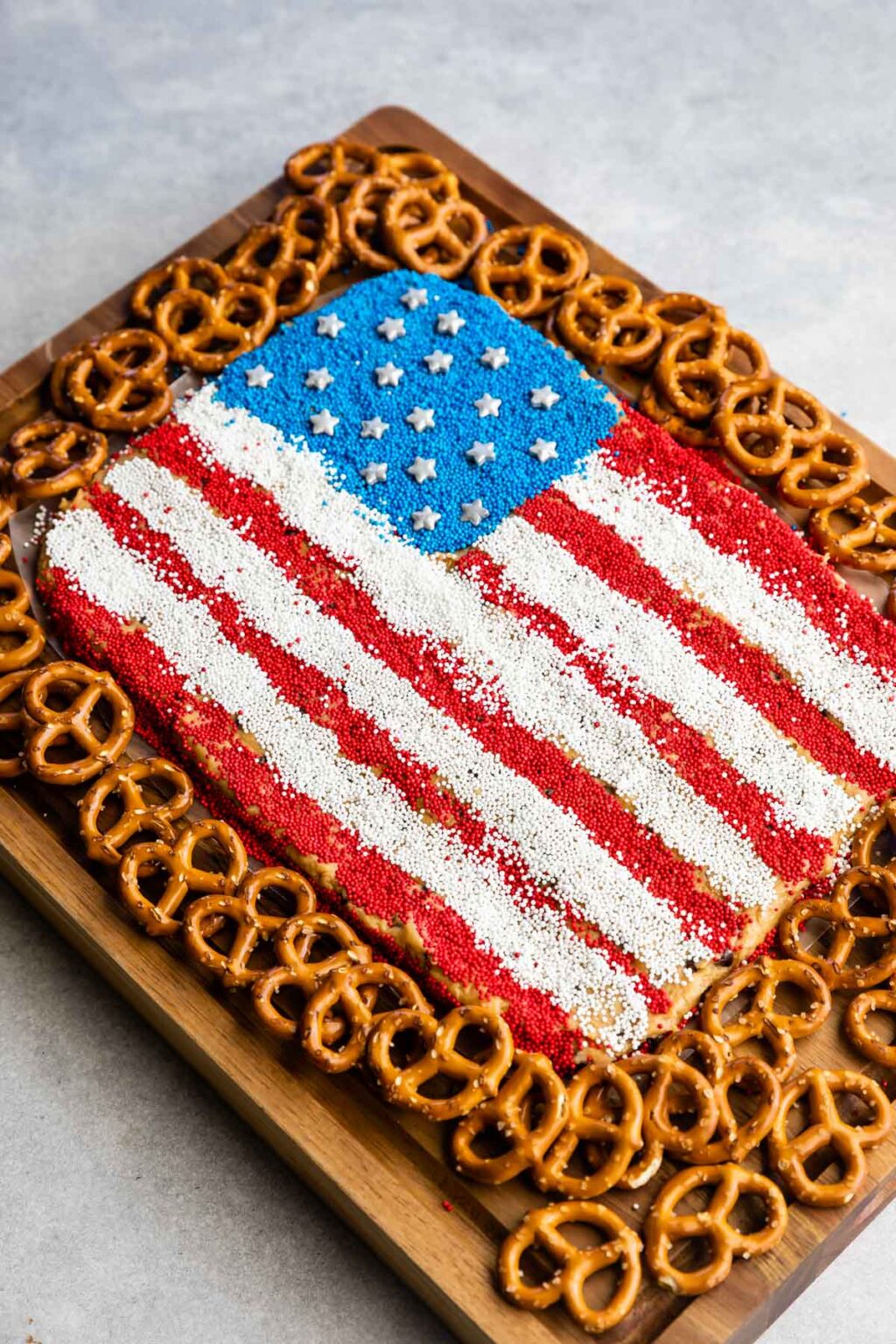 American Flag Peanut Butter Dip Recipe - Crazy for Crust