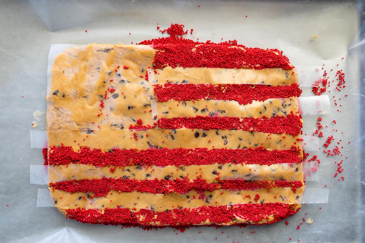 American Flag Peanut Butter Dip Recipe - Crazy for Crust