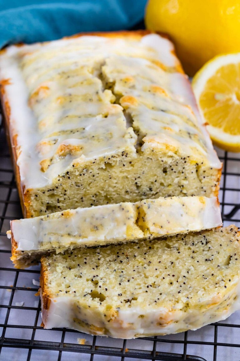 Lemon Poppy Seed Bread (Easy Quick Bread) - Crazy for Crust