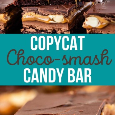 Snickers Brownies (ChocoSmash Bar Copycat) - Crazy for Crust
