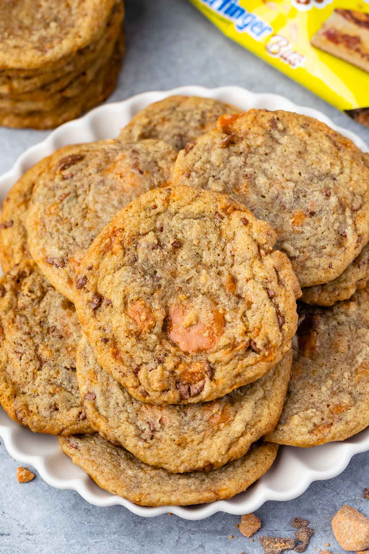 Butterfinger Cookies - Crazy for Crust