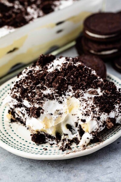 No Bake Oreo Lasagna Dessert - Crazy for Crust