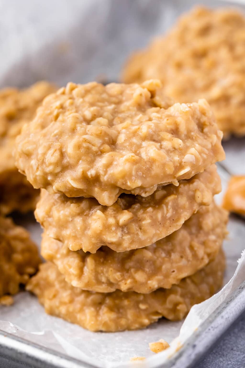 Peanut Butter No Bake Cookies - Crazy for Crust