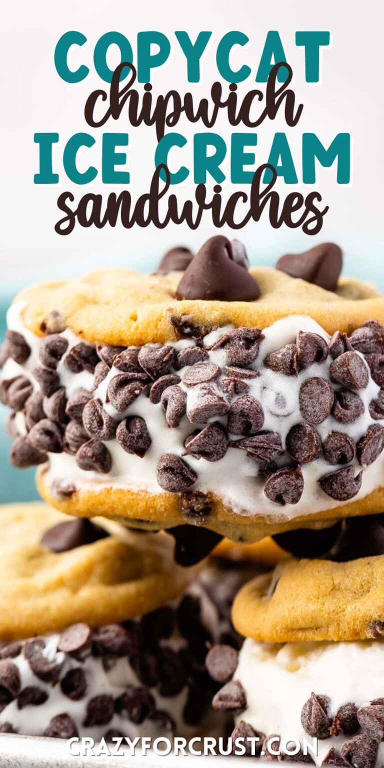 Copycat Chipwich Ice Cream Sandwiches - Crazy for Crust