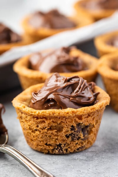 Nutella Cookie Cups - Crazy for Crust