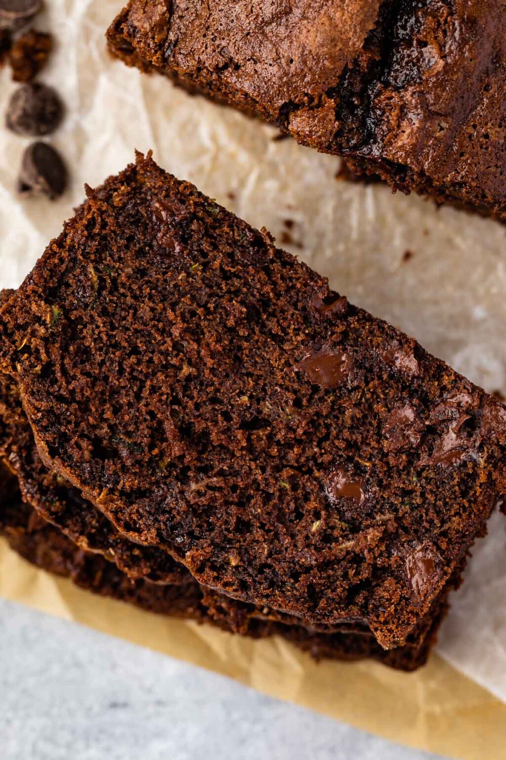Chocolate Zucchini Bread - Crazy for Crust