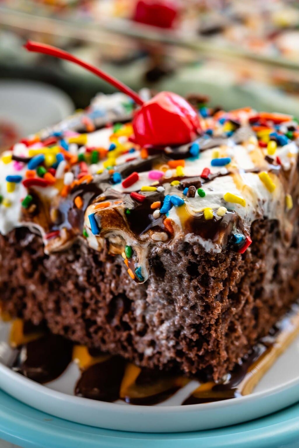 Ice Cream Poke Cake - Crazy for Crust