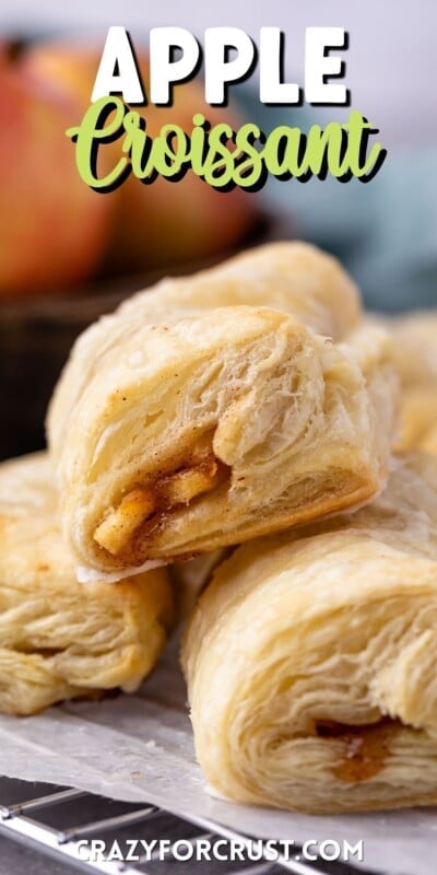 Easy Apple Croissants - Crazy for Crust