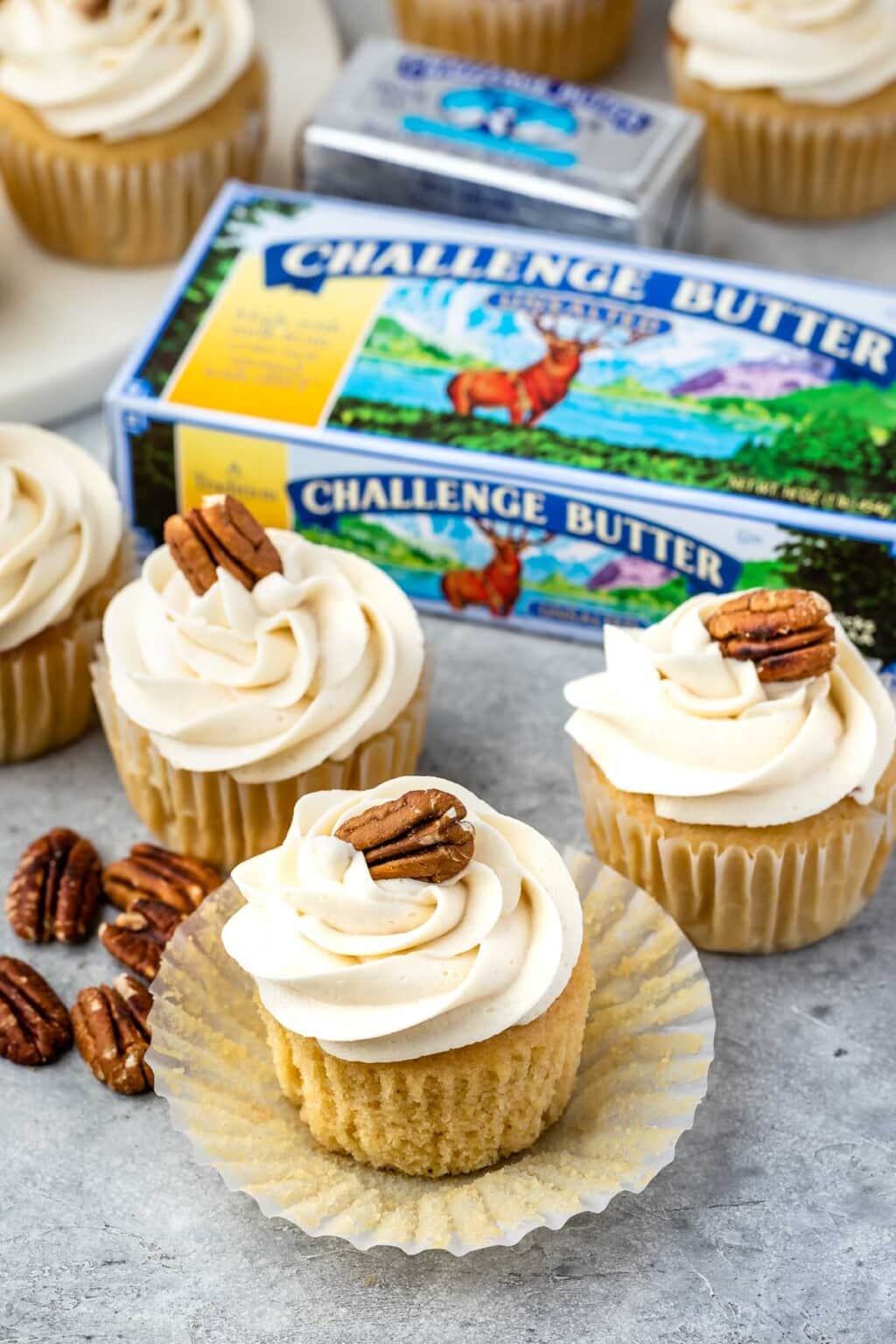 Pecan Pie Cupcakes - Crazy for Crust