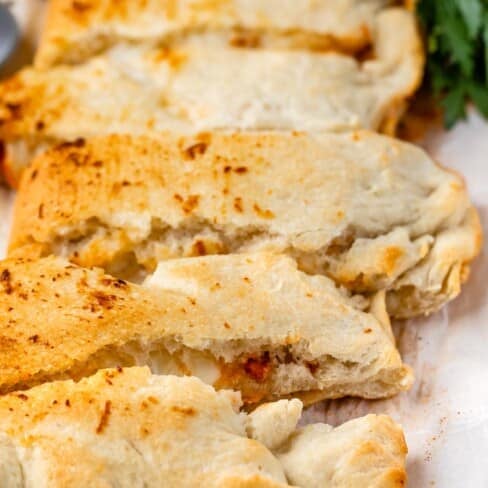 Easy Leftover Turkey Calzone - Crazy for Crust