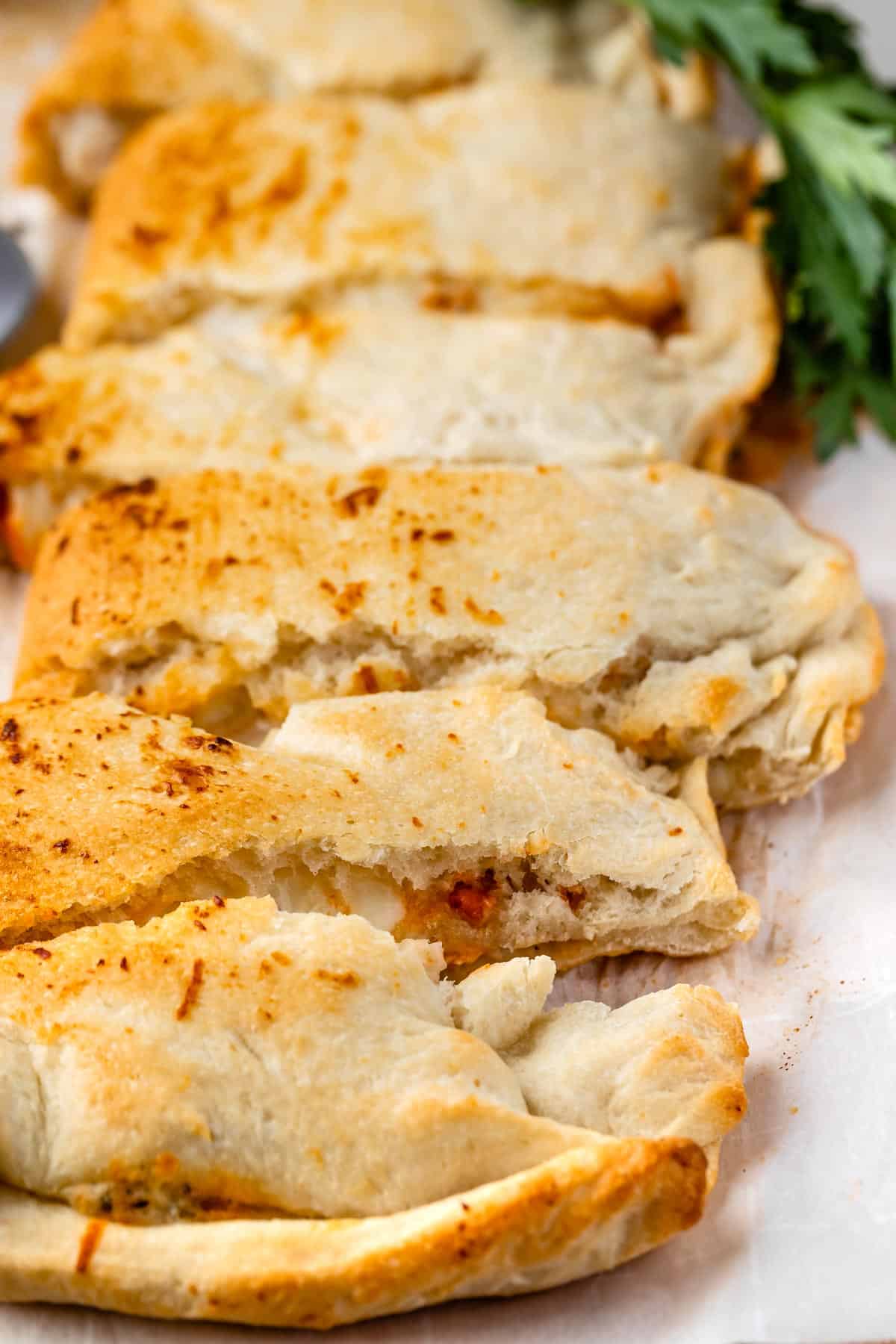 Easy Leftover Turkey Calzone - Crazy for Crust