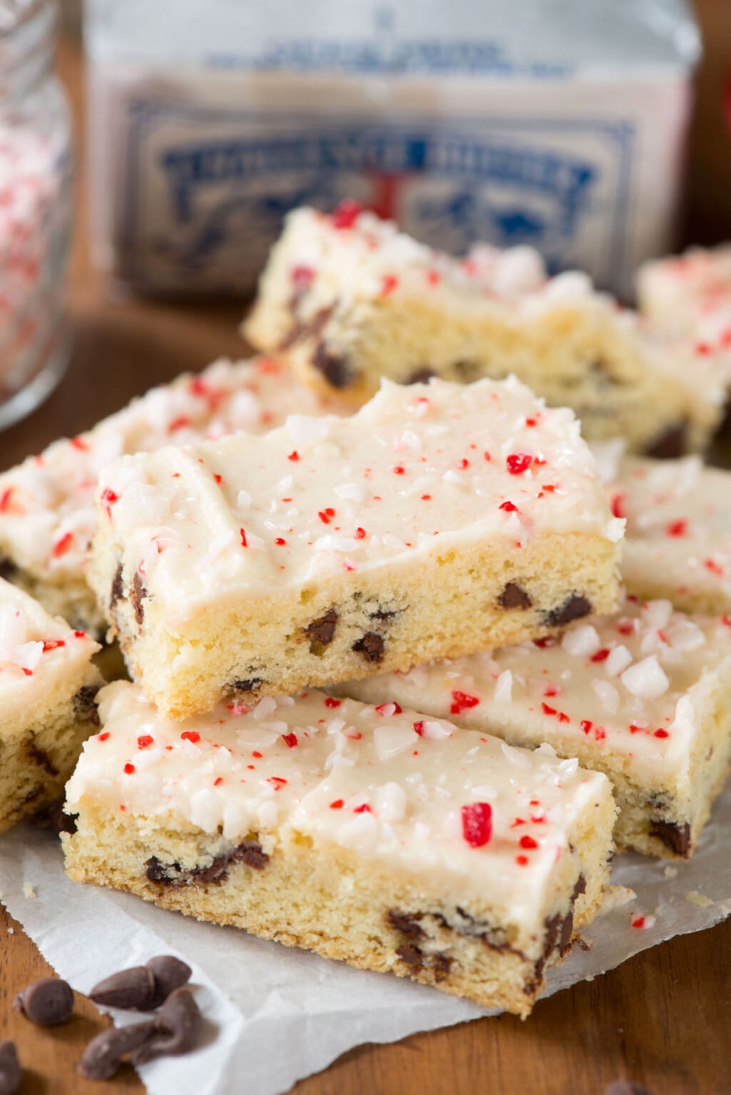 Peppermint Sugar Cookie Sticks - Crazy for Crust