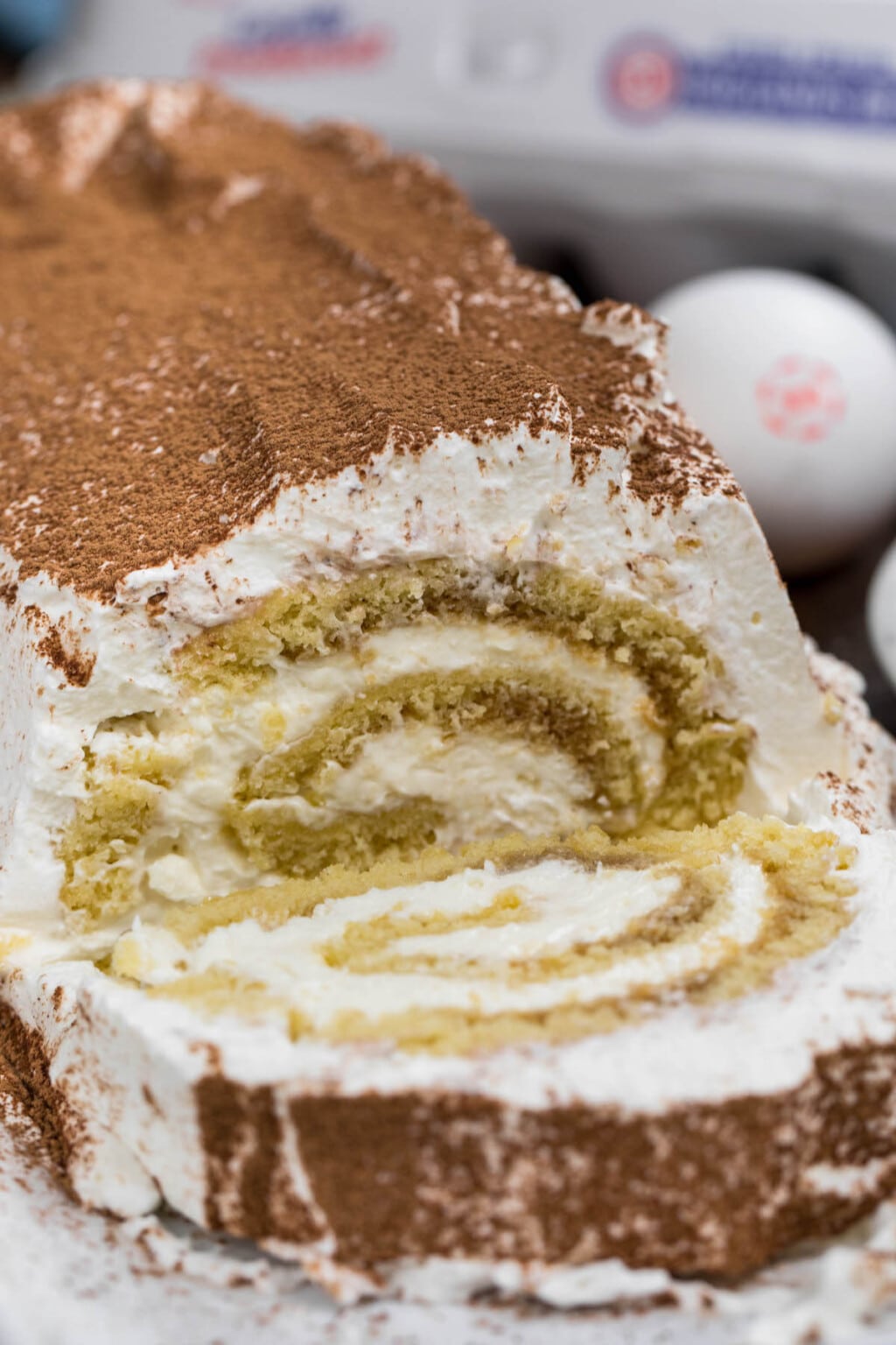 Tiramisu Cake Roll - Crazy for Crust