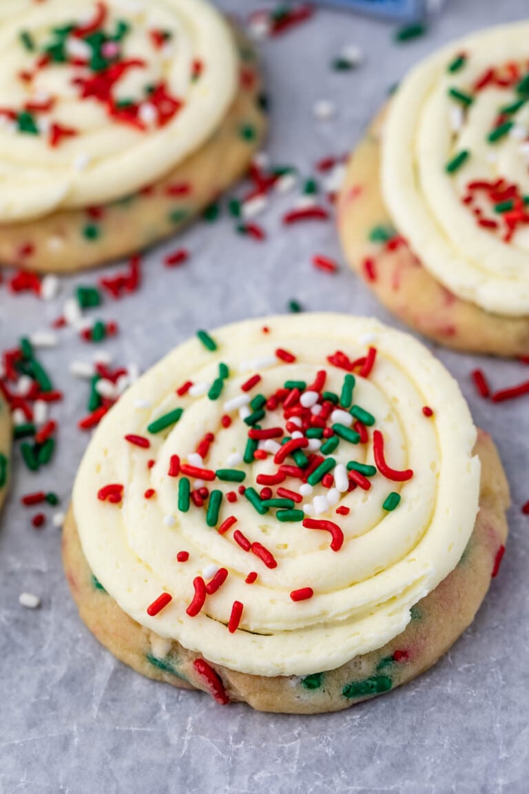 Cake Batter Cookies Copycat - Crazy for Crust
