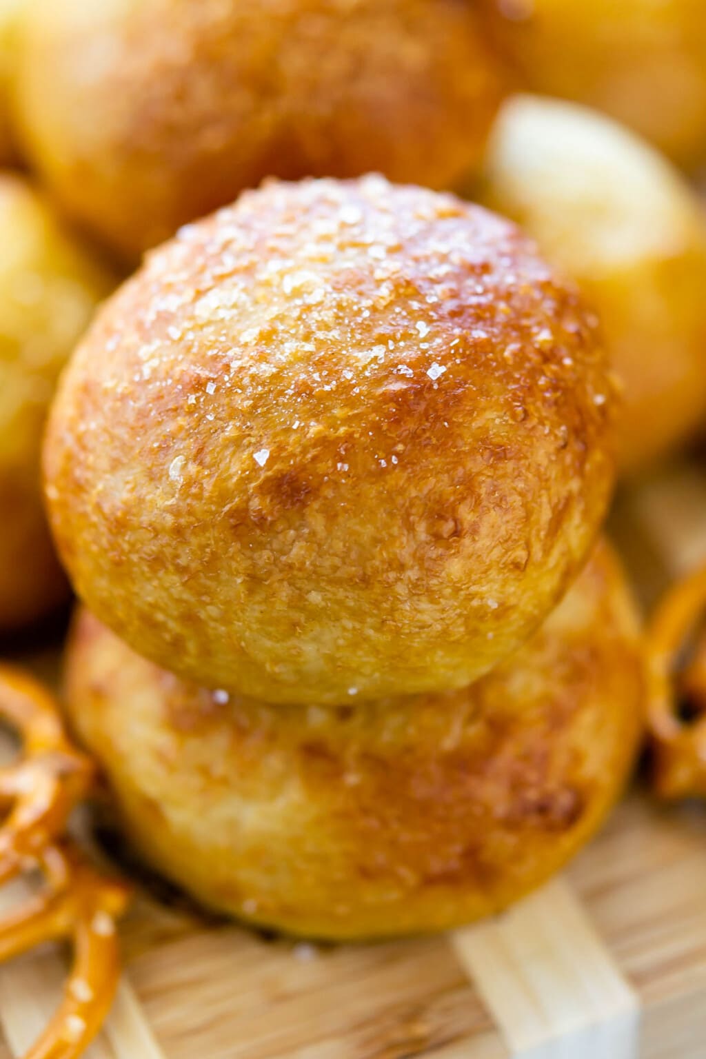 Semi-Homemade Pretzel Rolls Recipe - Crazy for Crust