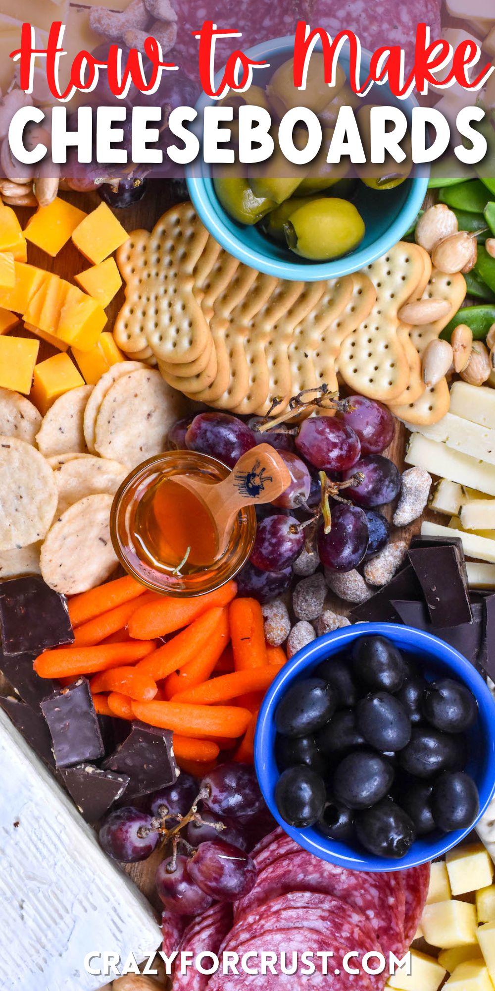 Simple Cheese Board (Beginner Charcuterie) - Crazy for Crust