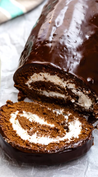 Swiss Chocolate Cake Roll Recipe - Crazy for Crust