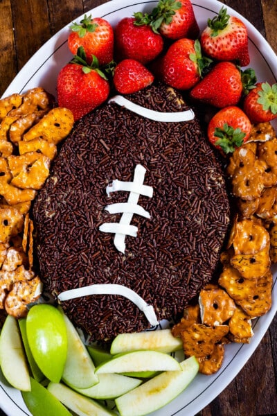 BEST Peanut Butter Football Dip Recipe