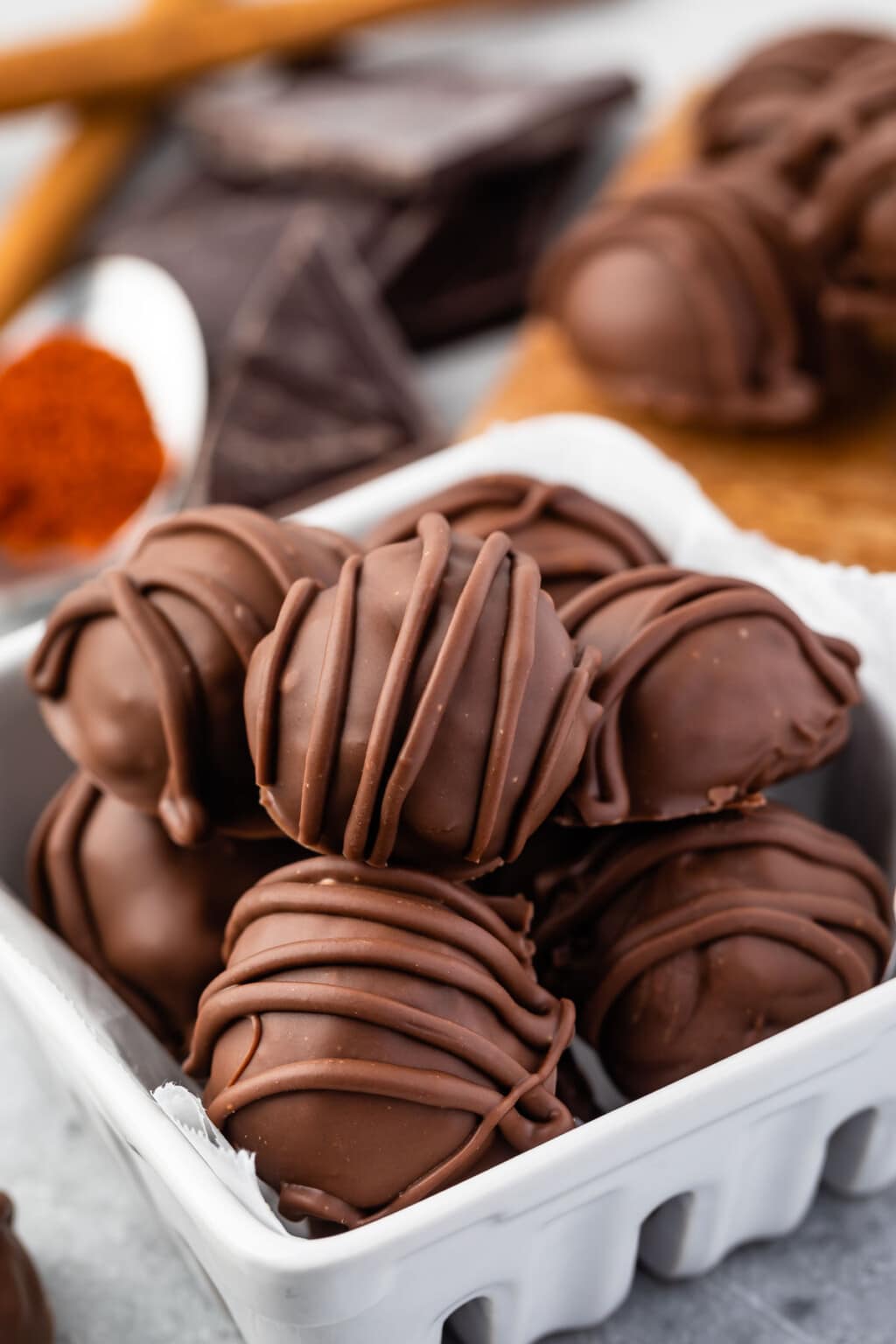 Spicy Chocolate Truffles - Crazy for Crust