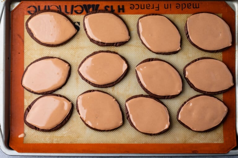 Chocolate Royal Icing and Football Cookies - Crazy for Crust