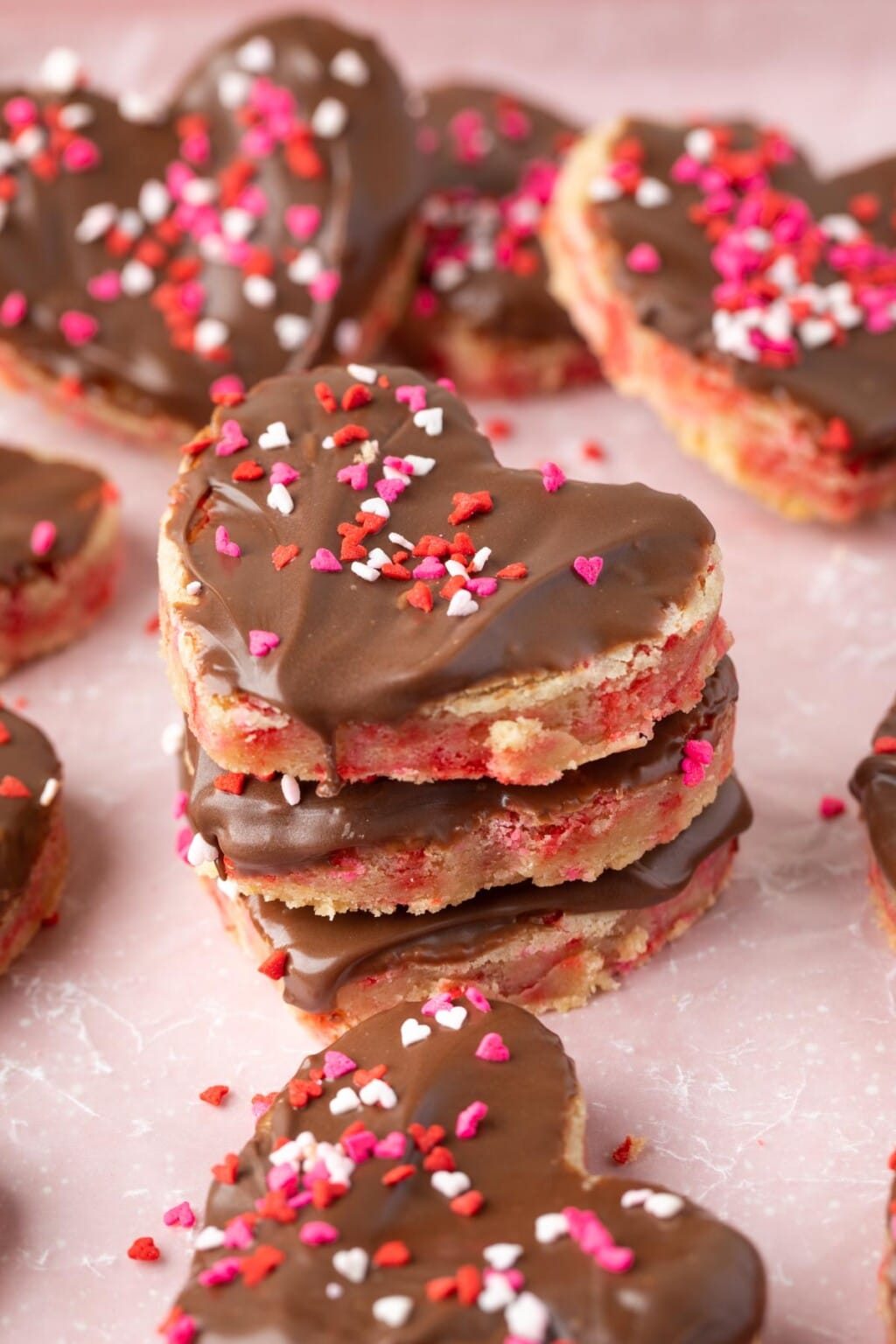 Easy Valentine Blondies - Crazy for Crust
